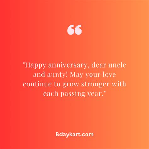 Happy Anniversary Wishes For Uncle And Aunty