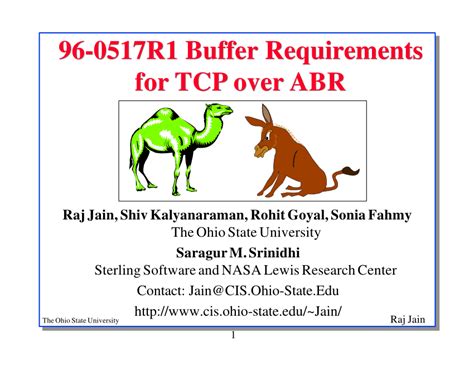 PDF Buffer Requirements For TCP IP Over ABR