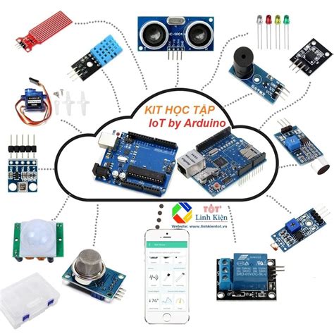 Bộ Kit Học Tập Iot Sử Dụng Board Arduino Uno R3 Và Shield Ethernet W51