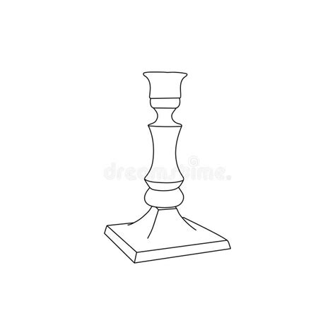 Candlestick Line Simple Icon Logo Design Vector Template Illustration