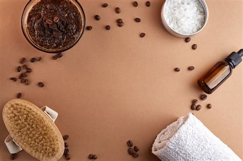 커피 스크럽과 오일홈메이드 화장품 홈 Spa 화장품 세트 드라이 브러쉬 커피 스크럽 유기농 오일 박리 및 스파 관리를위한 안티