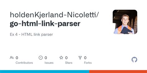 Github Holdenkjerland Nicolettigo Html Link Parser Ex 4 Html Link