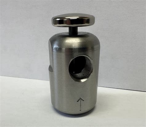 14″ Stainless Steel Push Button Valve Push Button Valves Alpine Echo