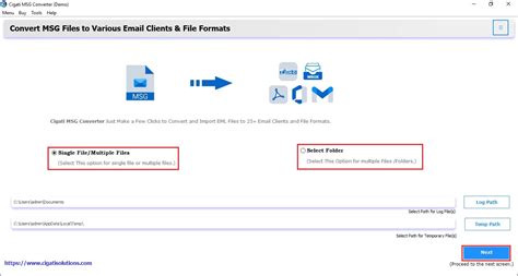 MSG Converter To Export Outlook MSG Item File Into Formats