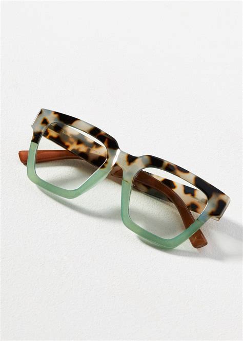Take A Bow Glasses Chai Tortoise And Green Clementine Home Floral T