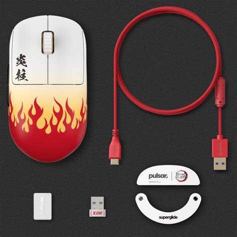 PromoÇÃo Mouse Gamer Pulsar X2h Demon Slayer Rengoku Kyojuro