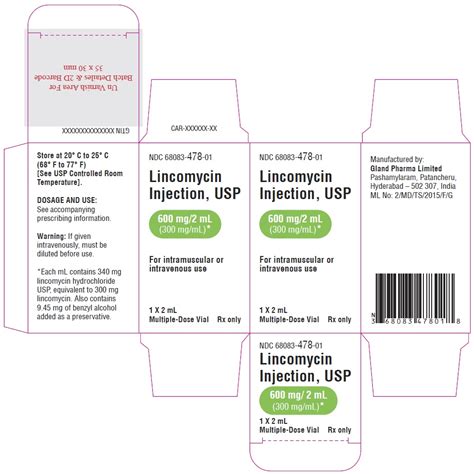 Lincomycin Hydrochloride Injection Solution Lincomycin Hydrochloride