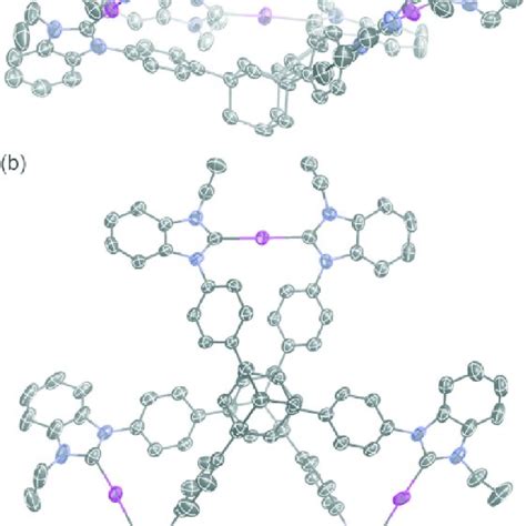 The Molecular Structure Of The Complex Cation In 3 A Side View And Download Scientific