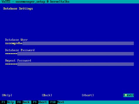 Suse Manager 4 Setup Configuration Kernel Talks