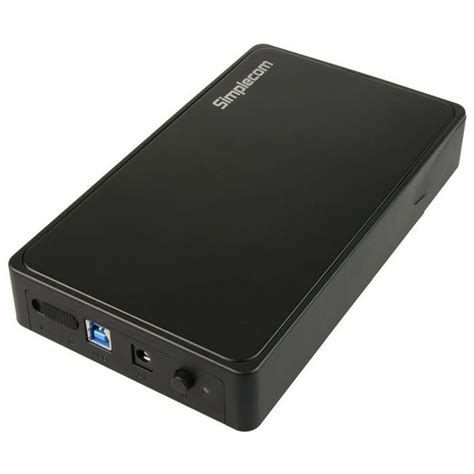 Simplecom Se325 35 Sata Hdd To Usb 30 Hard Drive Enclosure Black