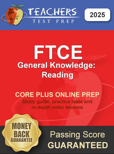 Ftce General Knowledge Reading Prep Ftce Study Guide Practice Tests