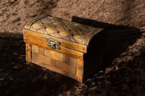 Premium Photo Retro Style Chest Boxes For Storage Jewellery And Valuables