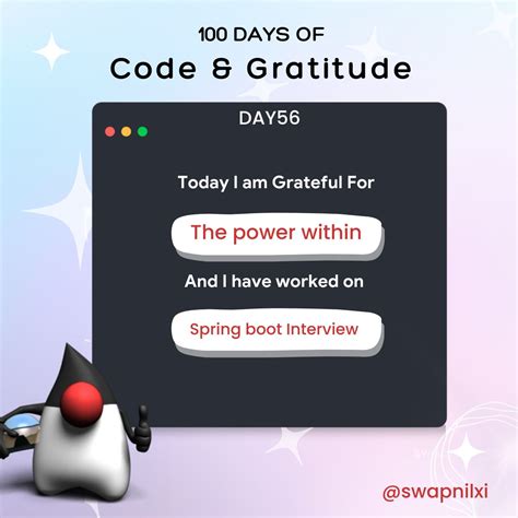 Swapnil Gupta On Linkedin Day56 Springboot Code Gratitude Learning Interviewquestions