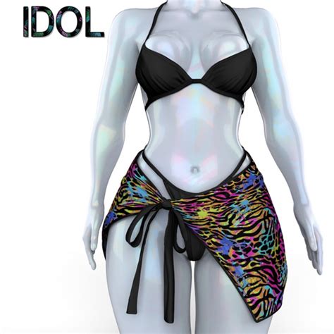 Second Life Marketplace Summer Bikini With Sarong