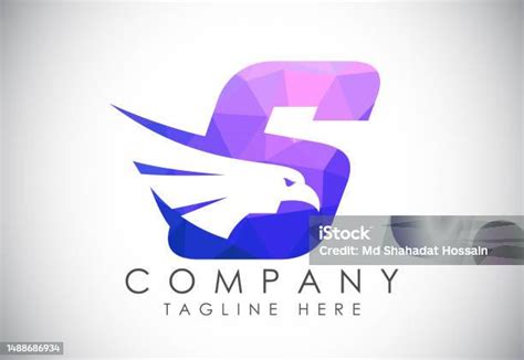 영어 알파벳 S와 독수리 머리 음의 공간 기호 크리 에이 티브 독수리 머리 벡터 디자인 템플릿 개념에 대한 스톡 벡터 아트 및 기타 이미지 Istock