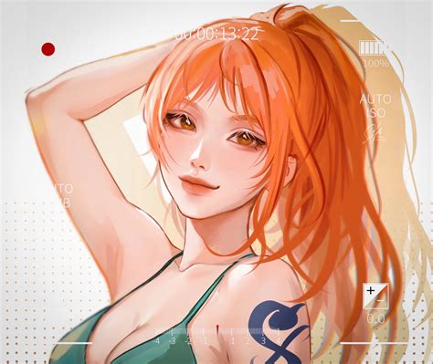 Nami One Piece Drawn By Silphori Danbooru