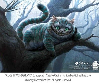 Tim Burtons Alice In Wonderland Concept Art White Rabbit Cheshire