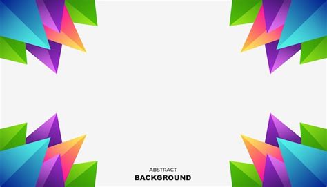 Free Vector Gradient Geometric Background Colorful