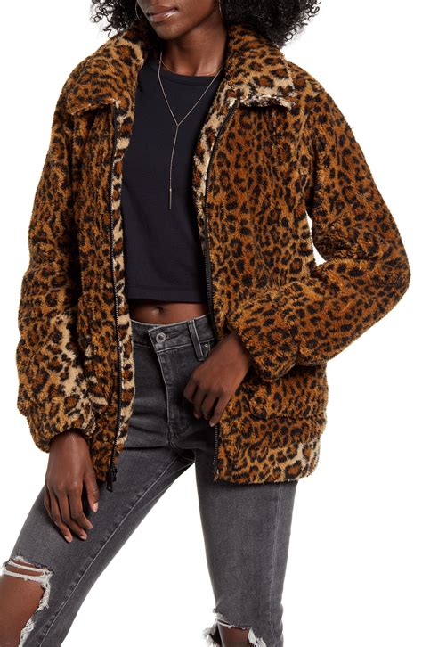 Ladies Faux Fur Leopard Print Jacket At Hayley Stokes Blog
