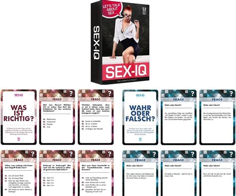 Das Ultimative Sex Iq Quiz Kartenspiel Sexquiz 50 Karten Amazon De