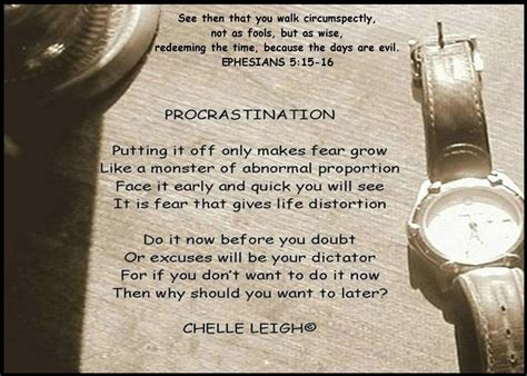 Procrastination Redeeming The Time Procrastination Evil