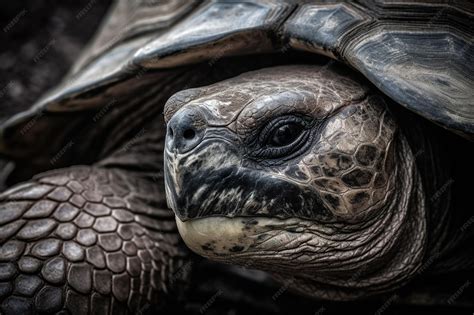 Premium Photo Ai Generated Illustration Of A Closeup Of A Galapagos