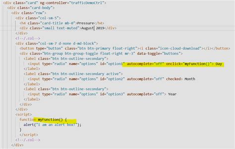 Angularjs Alert Message On Click Input Radio Stack Overflow