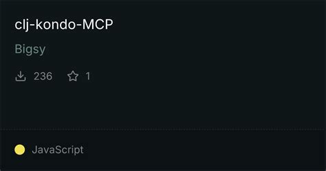 Clj Kondo Mcp Server Glama