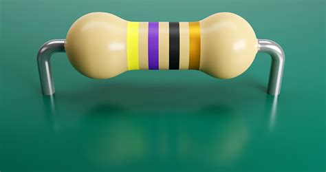 3d 저항기 렌더링 녹색 배경에 전자 부품 3d 일러스트 레이 션 저항기에 대한 스톡 사진 및 기타 이미지 저항기 회로판 단순함 Istock