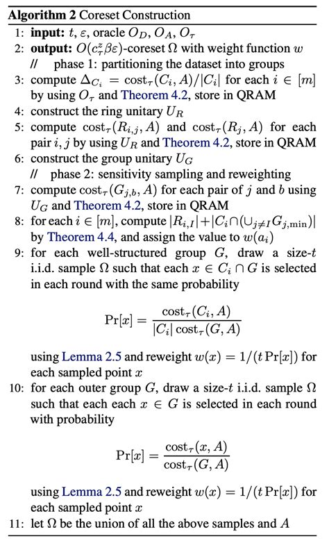 Near Optimal Quantum Coreset Construction Algorithms For Clustering