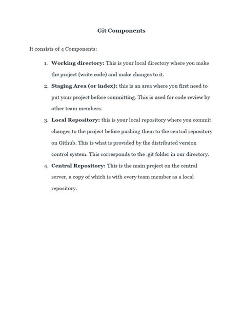 Git Components Pdf