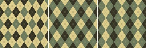 녹색과 갈색으로 매끄러운 아가일 패턴 선물 용지 양말 스웨터 점퍼 다른 현대적인 봄 가을 직물 또는 종이 디자인에 대한 기하학적 스티치 다이아몬드 벡터 그래픽 배경 녹색에