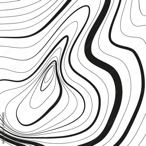 Distorted Wave Monochrome Texture Abstract Dynamical Rippled Surface