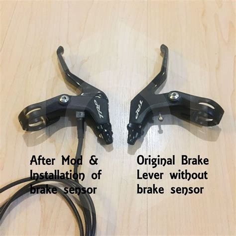 Mod And Install Brake Sensor Switch With 2 Wire Cable To Any Brake Lever