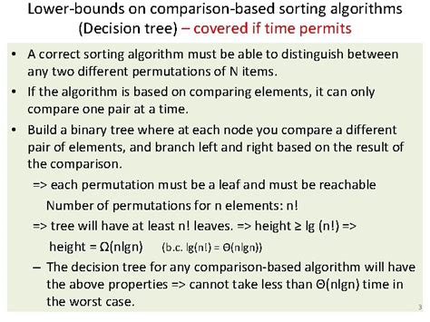 Count Sort Bucket Sort Radix Sort Noncomparison Sorting