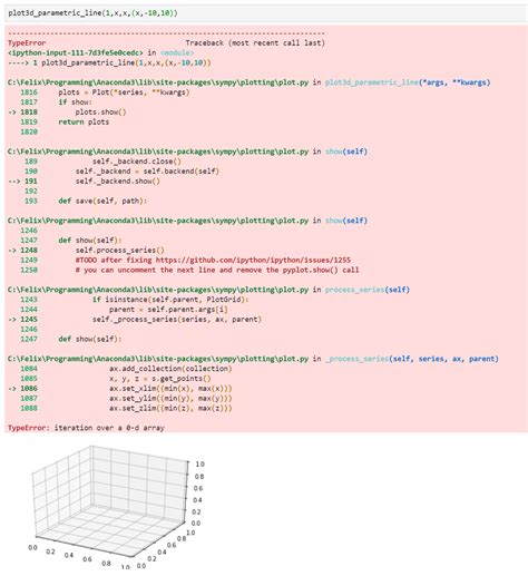 Plot3dparametricline Doesnt Plot Constant Functions · Issue 10529