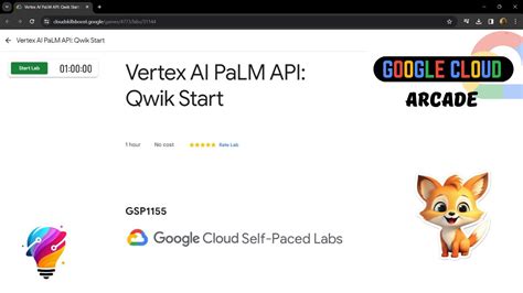 Vertex Ai Palm Api Qwik Start Gsp1155 Solution Youtube