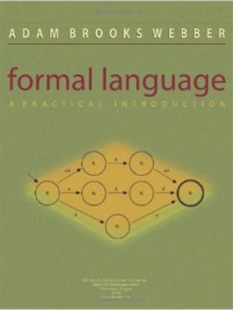 Formal Language A Practical Introduction 2008 Adam Brooks Webber