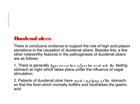 Etiology And Pathogenesis Of Peptic Ulcer Ppt