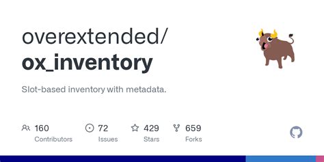 Pull Requests Overextended Ox Inventory Github