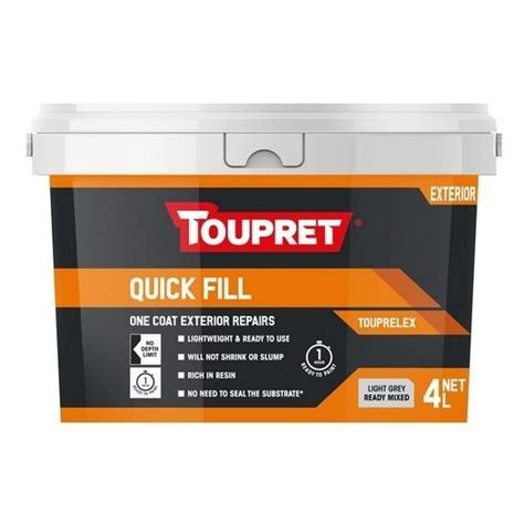 Filling Coating Touprelex Toupret Indoor Outdoor Plaster