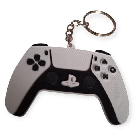 Mini Game Controller Key Ring Ps Quantum Filament 3d