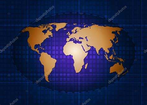 Vector World Map Connections Network Concept Stock Vector By ©nongkran Ch 54354799