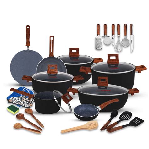 Chef Best Non Stick Cookware Set 29 Pcs New Arrival Majestic Chef