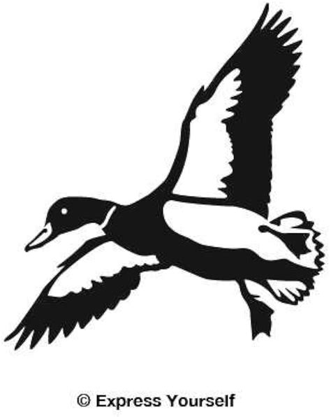 Cupped Duck Silhouette