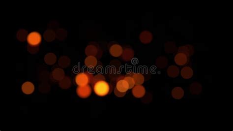 Loop Abstract Flow Motion Glow Orange Bokeh Particles Stock Video Video Of Emission Glow