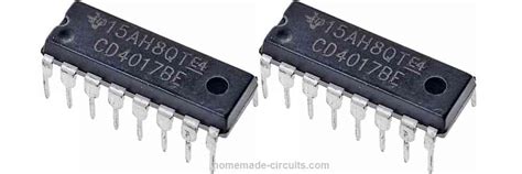 Simple Ic 4017 Circuits Homemade Circuit Projects