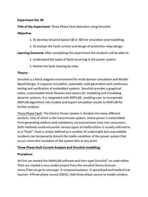 Experiment No 8 Pdf Matlab Simulation