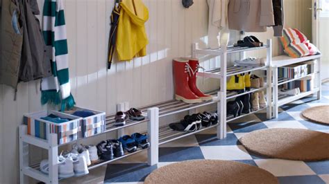 An Ikea Tjusig Shoe Rack Can Double As Seating Space With This Clever Hack