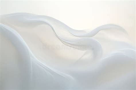 Abstract White Smoke Swirling Against Barely Visible Gradient